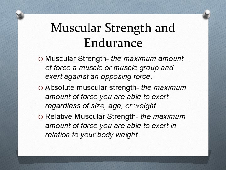 Basics of Resistance Training Chapter 9 Benefits of
