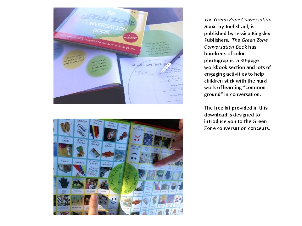 Green Zone Picture Matching Activity with moveable pictures