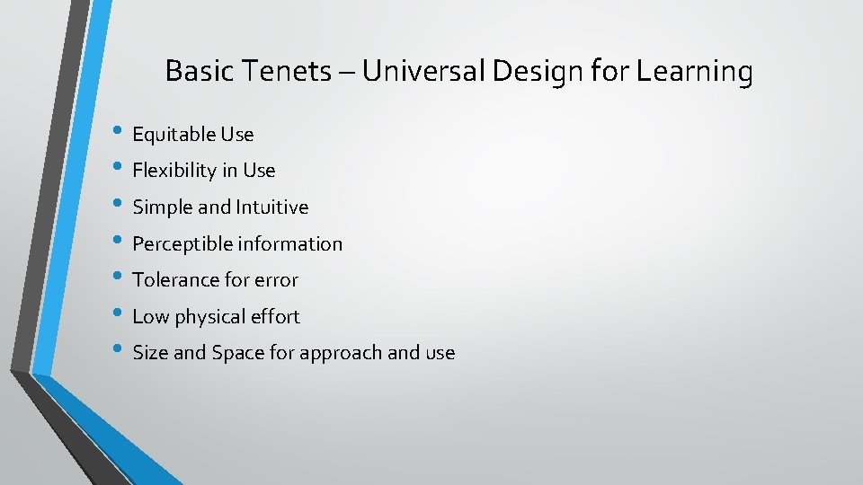 Universal Design for Learninginstruction David Esquibel Accessibility ...
