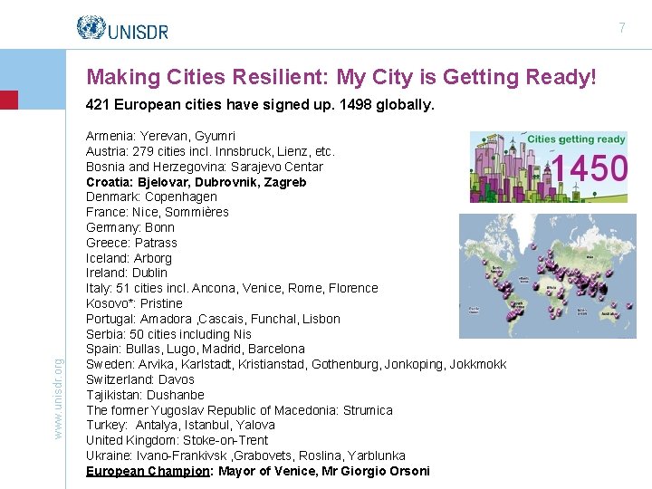 1 Building the future we want Disaster Resilience