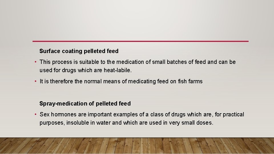 FISH PHARMACOLOGY TOPIC ROUTES OF DRUG ADMINISTRATION Mr