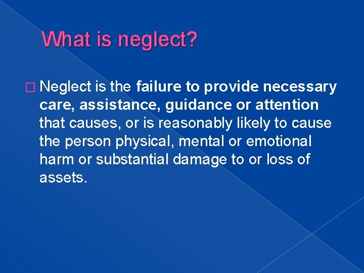 Health and social care Unit 2 lesson objective