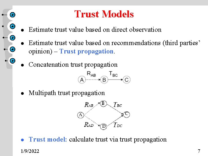 A Trust Evaluation Framework in Distributed Networks Vulnerability
