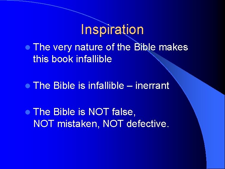 The Bible is From God Super Sunday Lesson