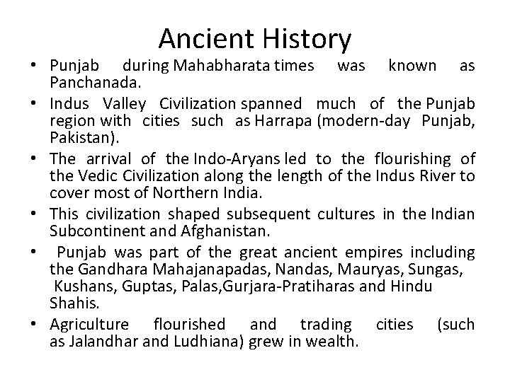 Geography of Punjab Introduction Punjab is a state