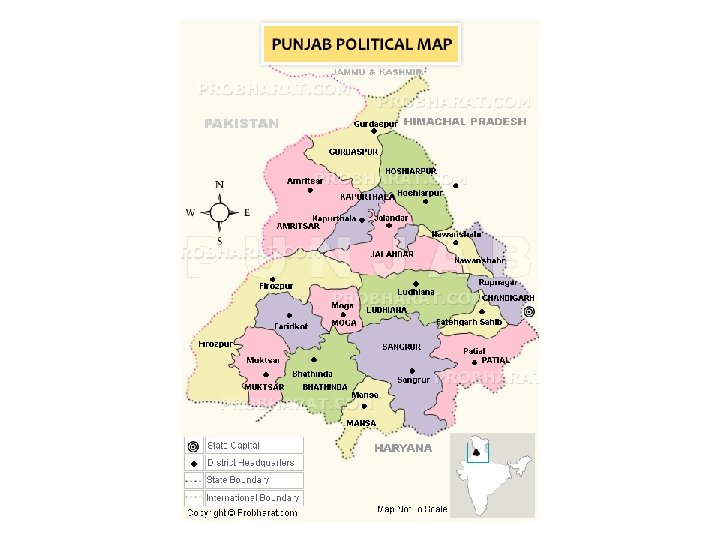 Geography of Punjab Introduction Punjab is a state
