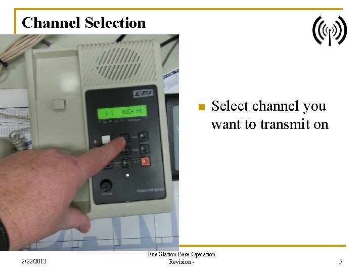 Buchanan County Communications Public Safety Radio System Fire