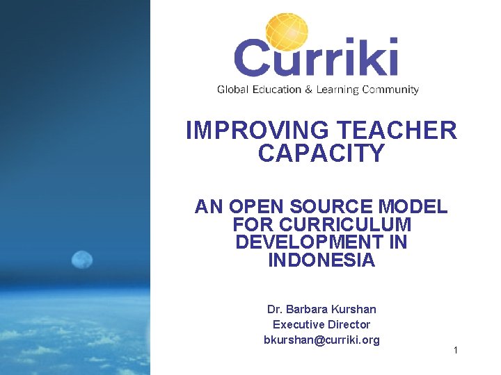 IMPROVING TEACHER CAPACITY AN OPEN SOURCE MODEL FOR