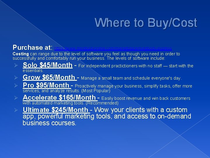 MINDBODY Express Convenience at your fingertips Terrance Reaves