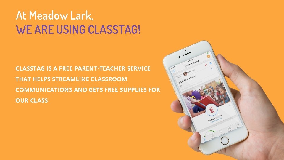 WELCOME BACK TO SCHOOL FOR FAMILIES At Meadow