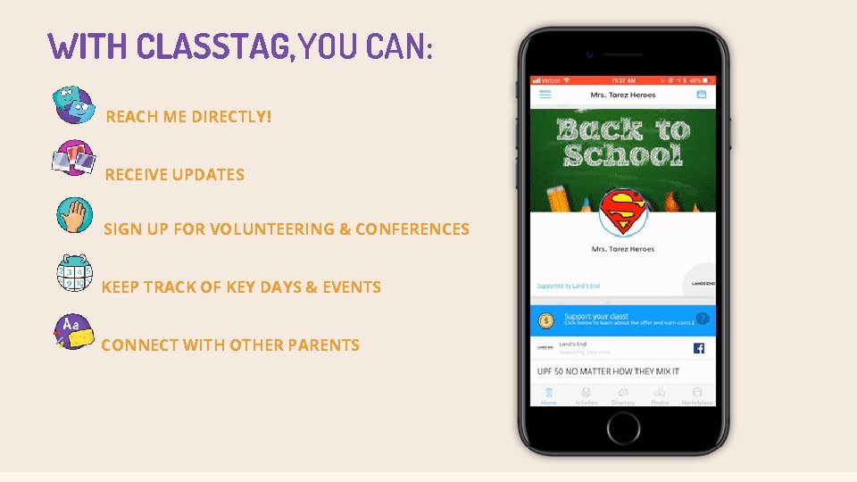 WELCOME BACK TO SCHOOL FOR FAMILIES At Meadow