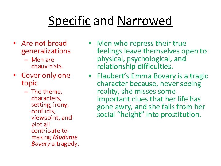 Thesis Statements The Basics for Giving Your Writing