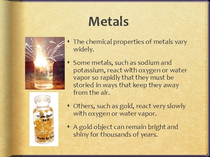 What Are Metals Chapter 12 Lesson 3 Part
