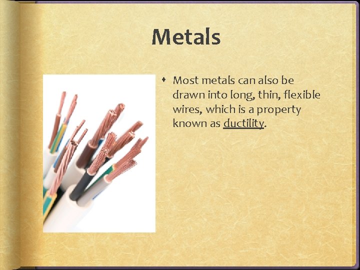 What Are Metals Chapter 12 Lesson 3 Part
