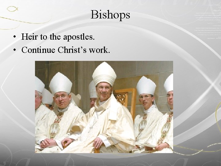 Holy Orders November 15 th 2009 Annoucements Mission