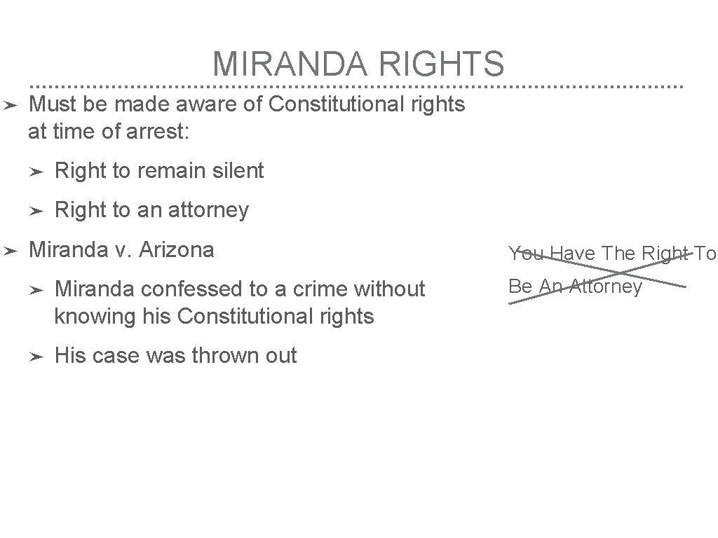 IMPORTANT CIVIL LIBERTIES TO KNOW A Brief Review