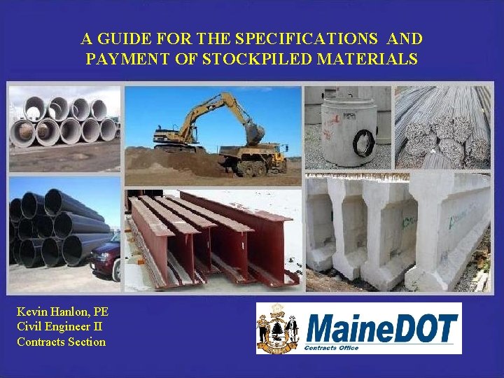 A GUIDE FOR THE SPECIFICATIONS AND PAYMENT OF