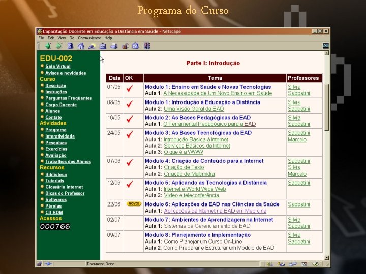 Metodologia de Educao a Distncia Baseada na Web