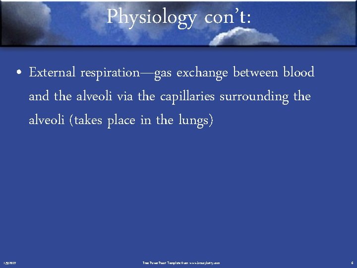 Respiratory and Urinary Systems Ridding the body of