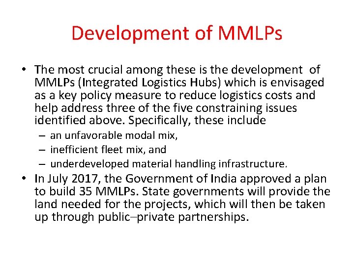TRANSFORMING FREIGHT BUSINESS MULTIMODAL LOGISTICS PARKS Rail Centered