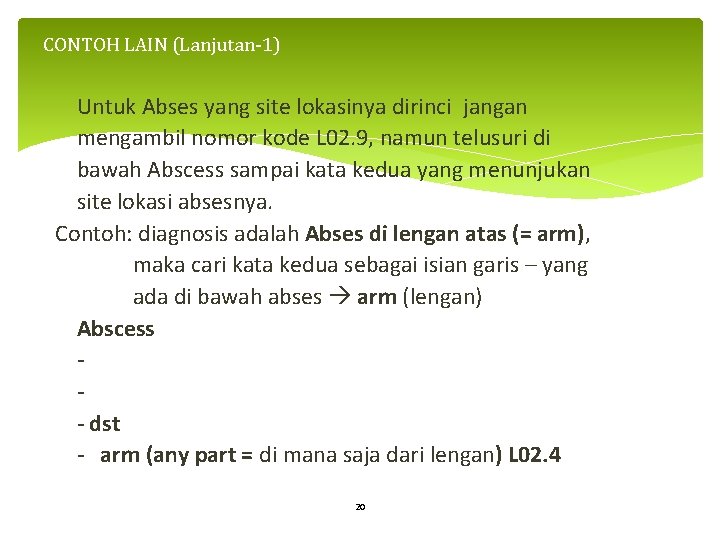 Struktur ICD10 Volume 3 Leadterms Cara Menggunakan ICD
