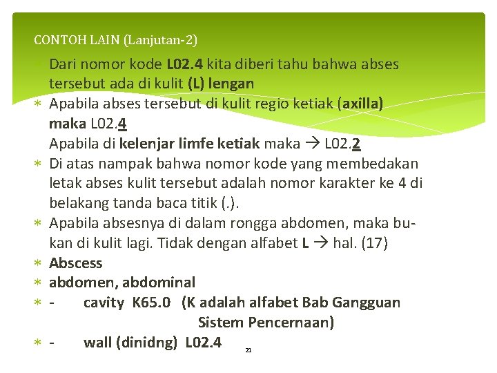 Struktur ICD10 Volume 3 Leadterms Cara Menggunakan ICD