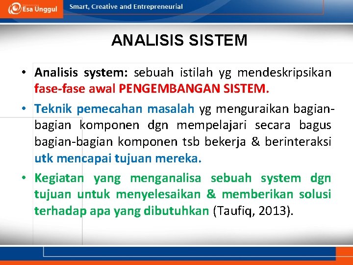 ANALISIS PENGEMBANGAN SI TRIA SARAS PERTIWI SKM MPH