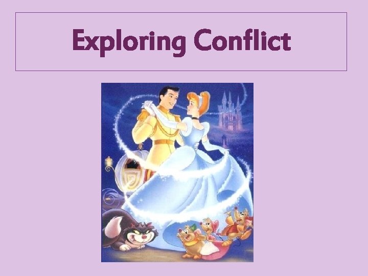 Exploring Conflict Plot Conflict Conflict the dramatic struggle