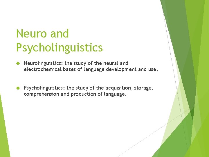 Language and the Brain Study of the neural