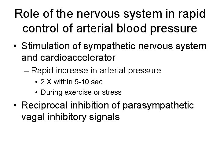 Blood pressure 1 Regulation of blood flow Local