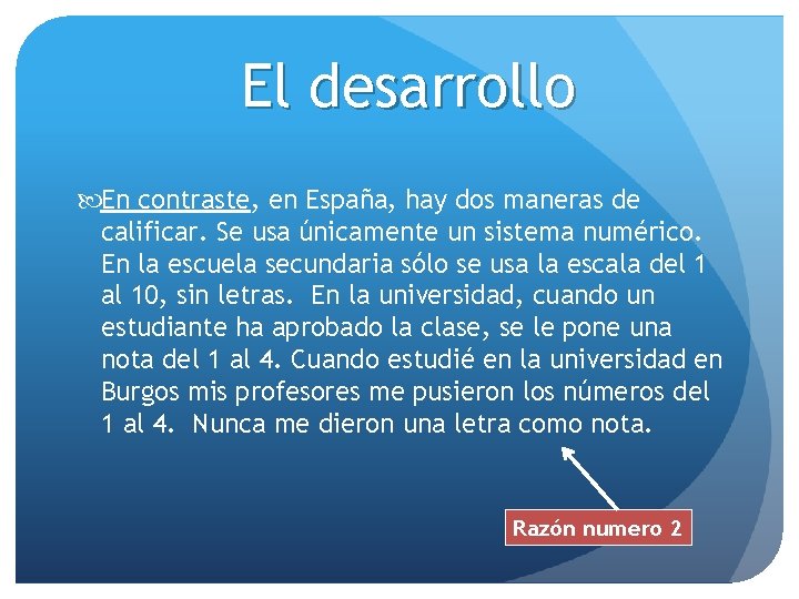 La Presentacin Oral Una comparacin cultural Instrucciones El