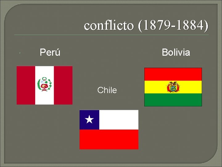 La Guerra del Pacifico 1879 1884 conflicto 1879