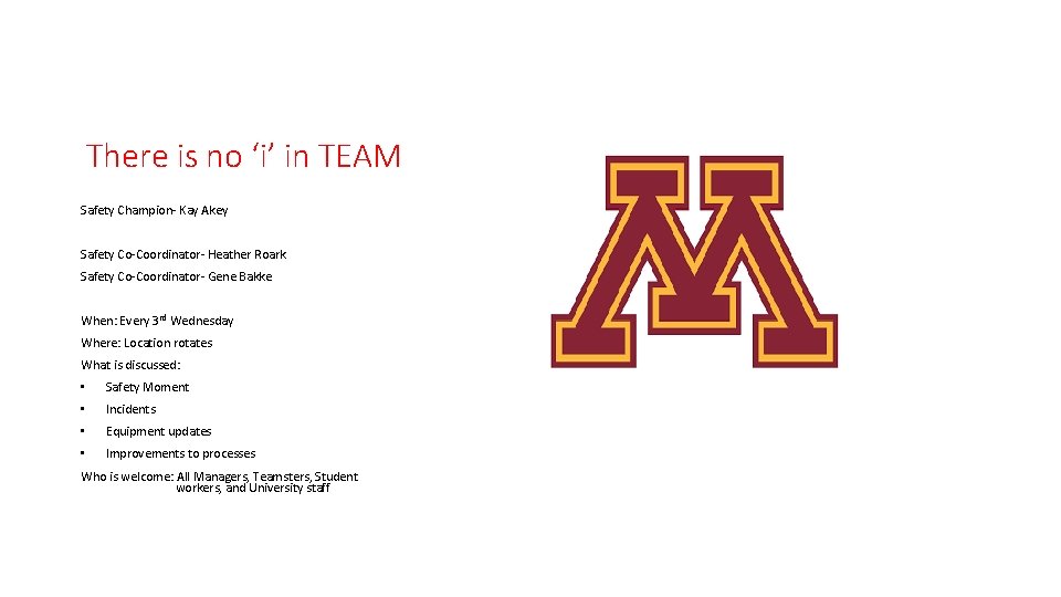 Partners with Aramark Safe Responsibility At Aramark ensuring