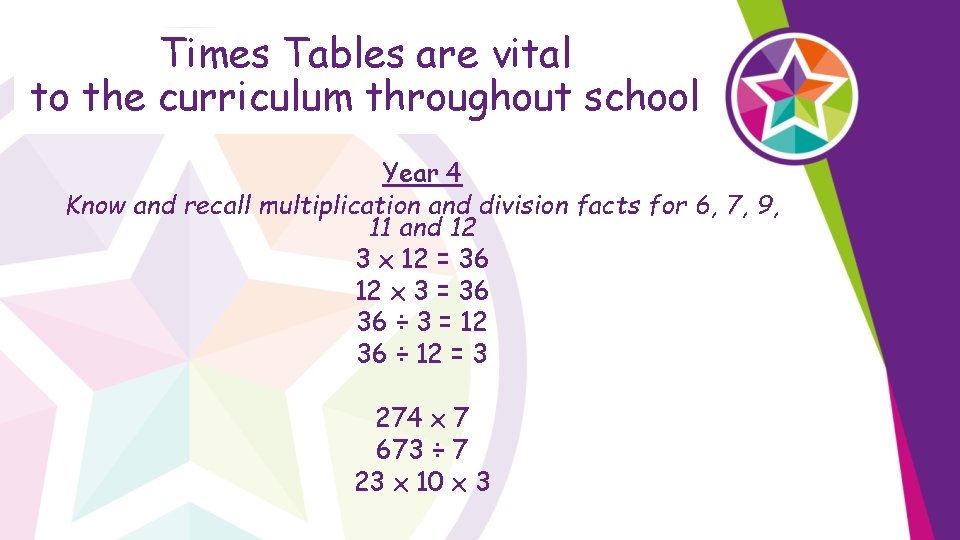 Y 4 Multiplication Check Parent Information Workshop Why