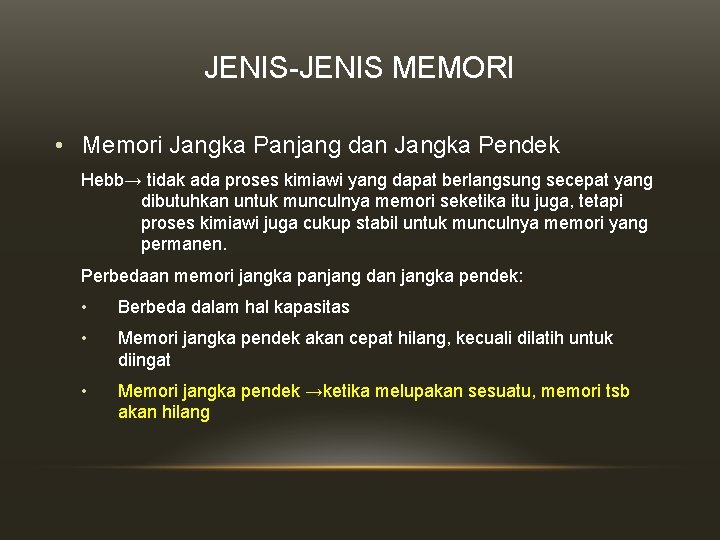 THE BIOLOGY OF LEARNING AND MEMORY Cut Aldira