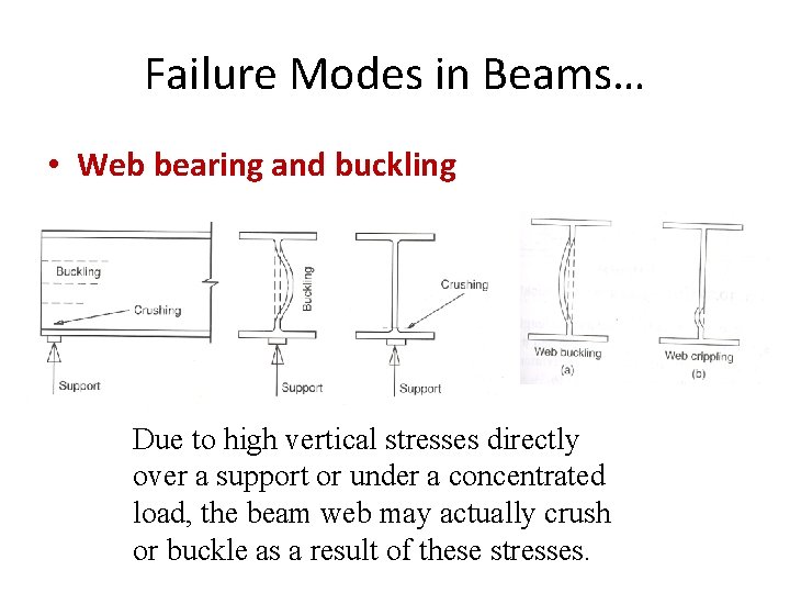Design of Laterally Restrained Beams Beam classification Main