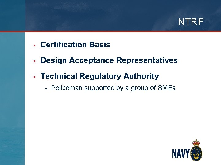 Naval Technical Bureau Naval Enterprise Senior Engineers Conference