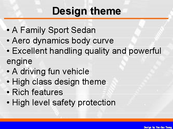 Taiwanese Car Design Pioneer Yulon Feeling 101 YenHao