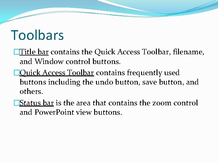 2 01 Manage the Power Point Environment Power