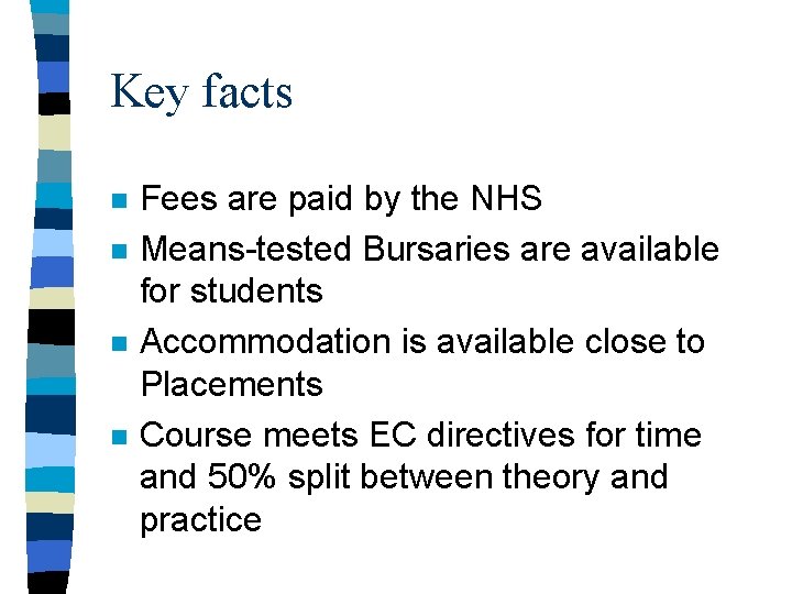 Nursing Education in the UK School of Health