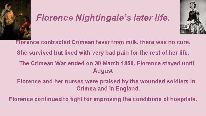 Florence Nightingale By Ruth Kenny Florence Nightingales Early