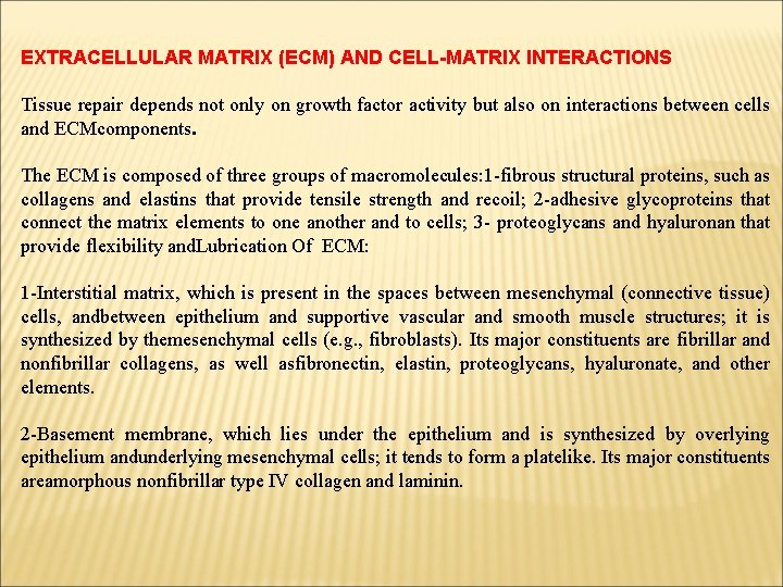 HEALING BY REPAIR SCAR FORMATION AND FIBROSIS Dr
