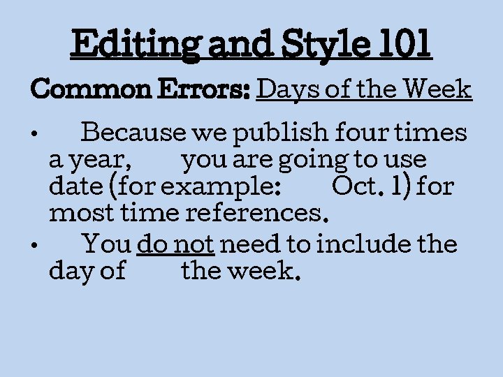 Welcome to TRAINING DAY 2016 Interviewing 101 Story