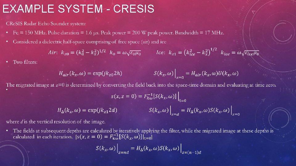 FK MIGRATION BASED SAR PROCESSING FOR LAYERED MEDIA
