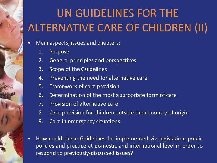 WHAT MORE CAN BE DONE TO PROTECT CHILDRENS