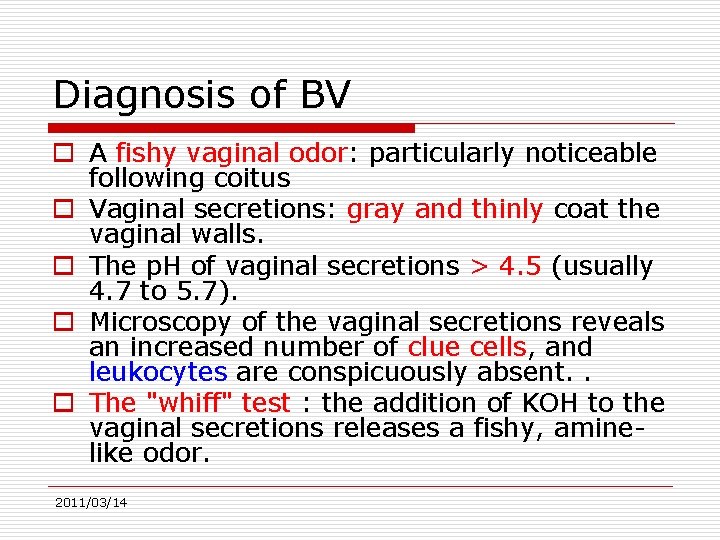 Genitourinary Infections and Sexually Transmitted Diseases The Normal