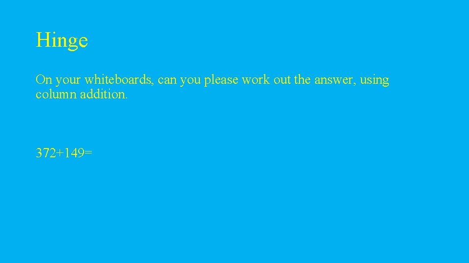 Maths Week 6 300320 Starter Using your whiteboards