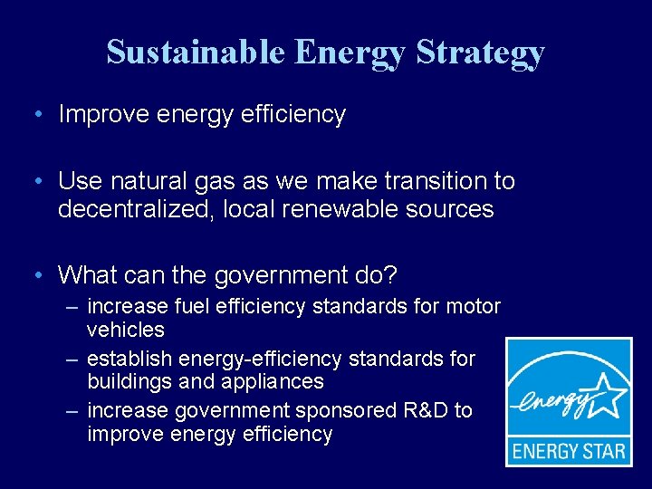 How to choose an energy source The choice