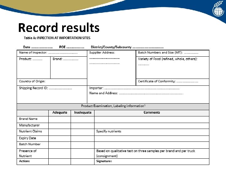 Import Monitoring Presented by Your Name Your Title