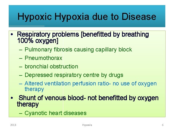 Hypoxia Prof K Sivapalan Hypoxia It is deficiency